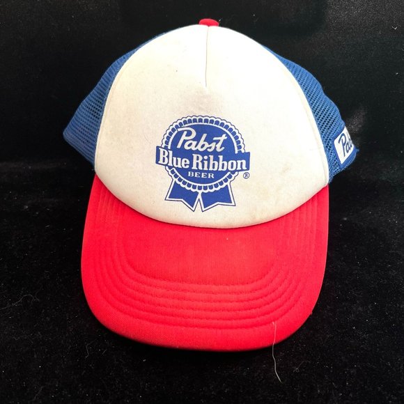 Pabst Blue Ribbon | Accessories | Vintage Licensed Red White Blue Pabst ...